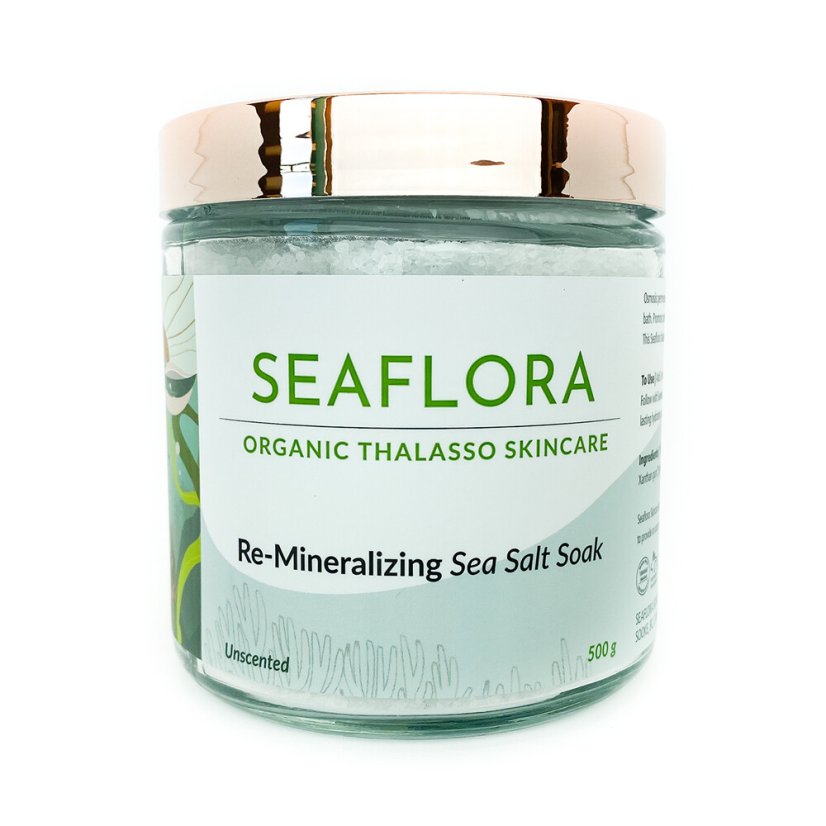 SEAFLORA Re-Mineralizing Sea Salt Soak sůl do koupele 500g